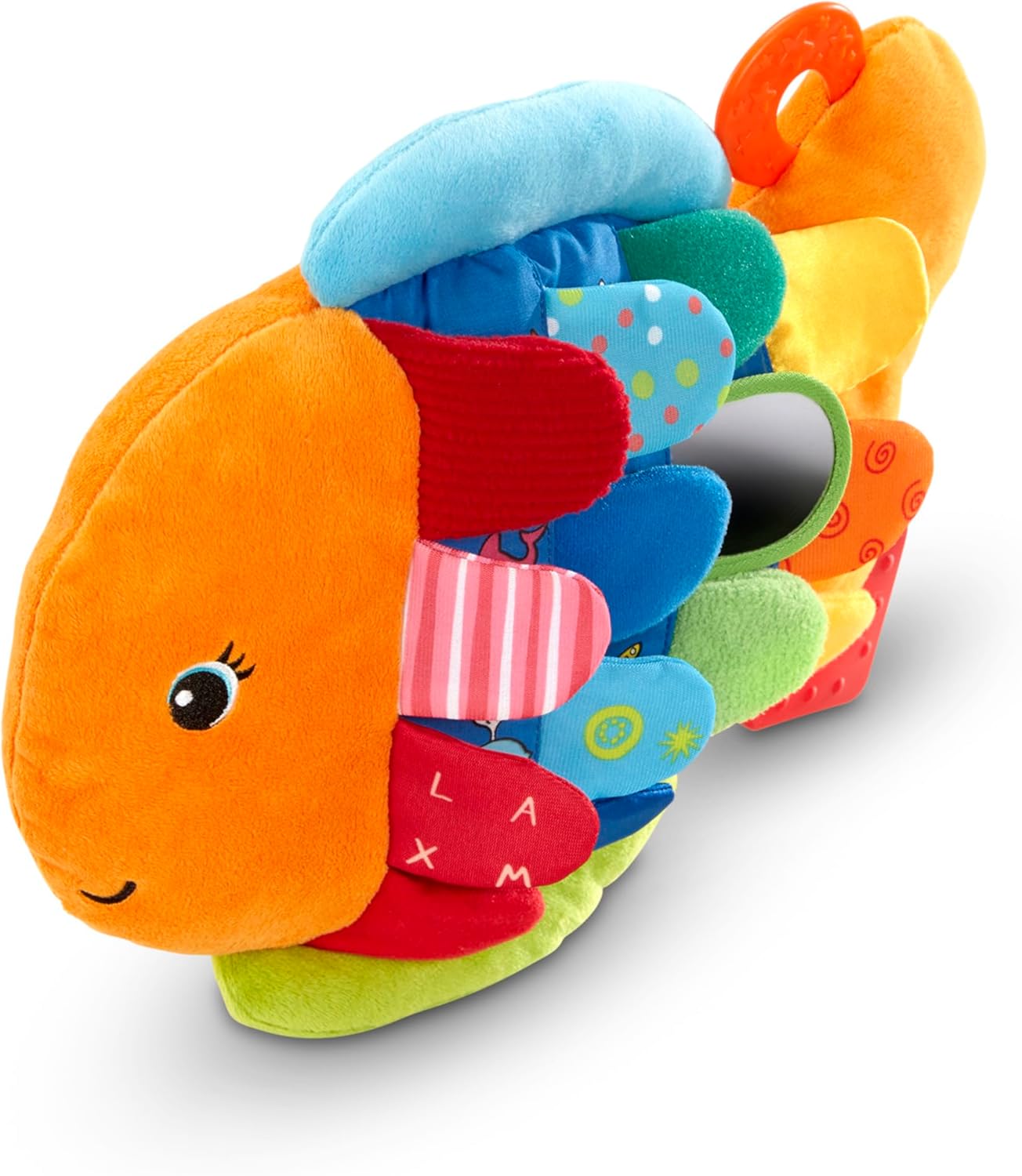 Melissa & Doug Flip Fish Soft Baby Toy Sensory Tummy Time Toys, Soft ...